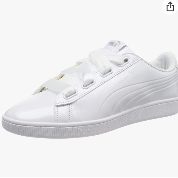 Puma | Shoes | Puma Womens Ribbon Low Top Sneakers Vikky V2 Ribbon ...